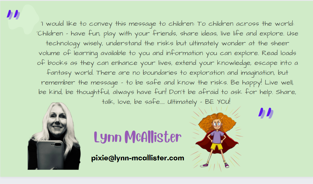 Pixie Van Dimple’s Message to All Children … – Lynn McAllister